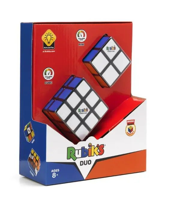 Rubiks Duo - 2x2 og 3x3 professor terninger